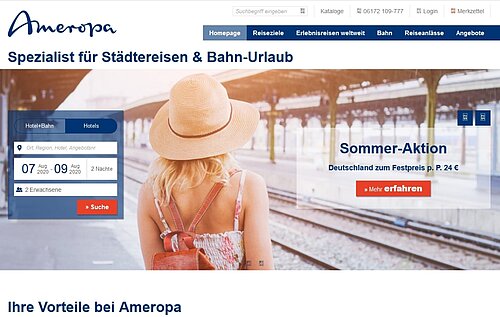 Ameropa: Urlaub mit Zug und Hotel bequem aus einer Hand - Eurailpress